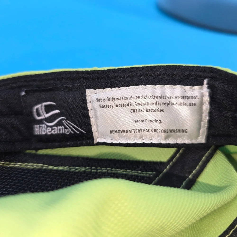HiBeam | Accessories | Hibeam Led Running Hat Lime Green Reflective ...